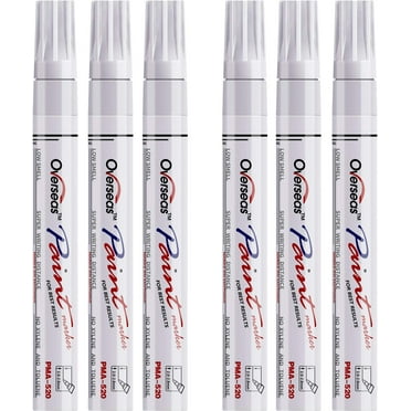 Acrylic Paint Markers,BUSATIA 12 Colors Dual Tip Acrylic Paint Pens ...