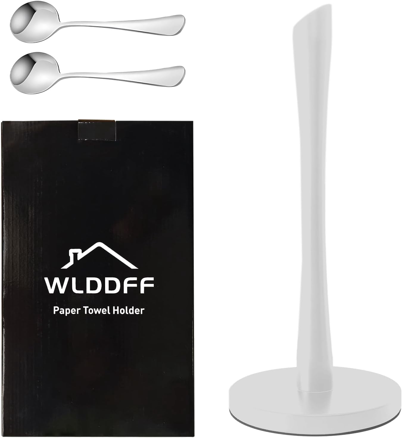White Paper Towel Holder, Countertop Paper Towel Holder, Kitchen Tissue ...