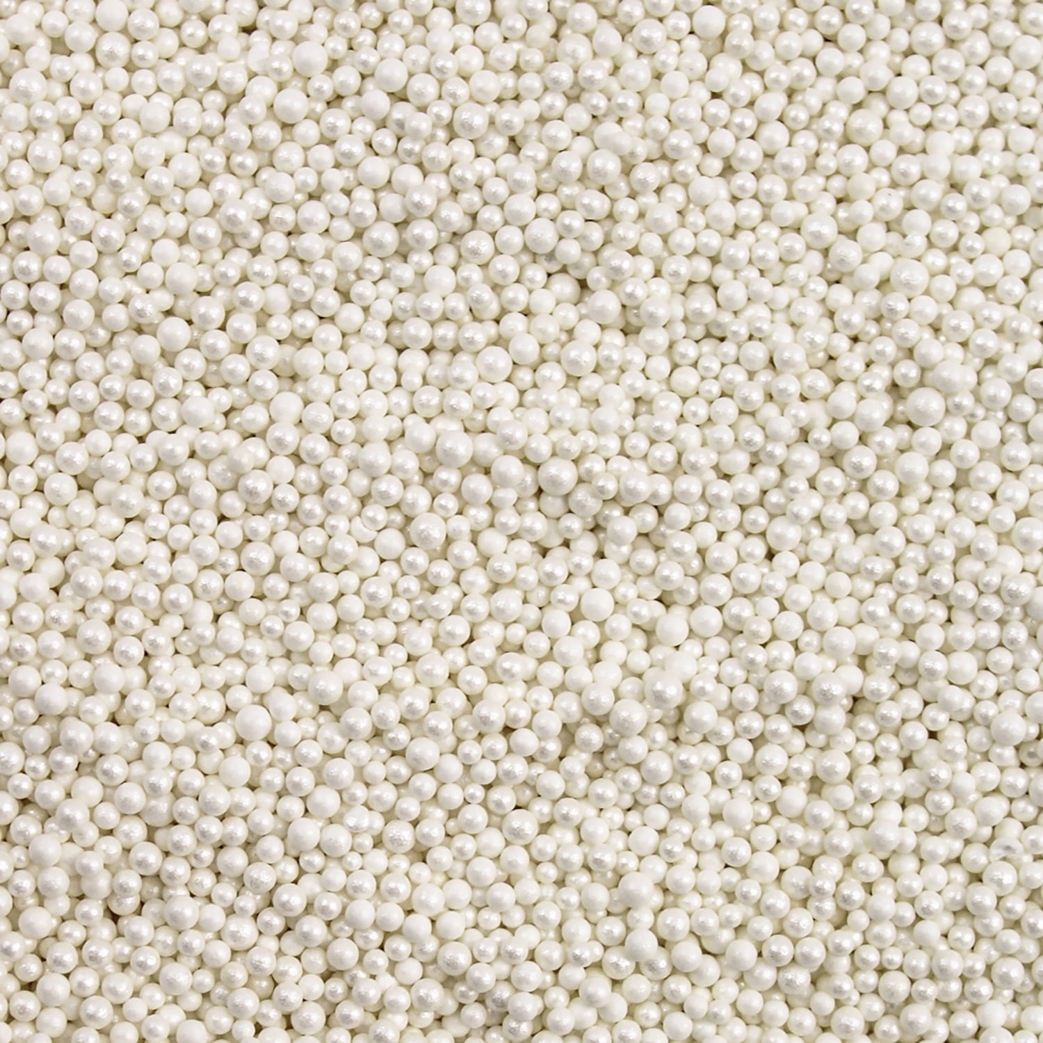 Bakell White Pearl Mini Sprinkle Beads, 1/2 Cup, Candy Decor for Baking ...
