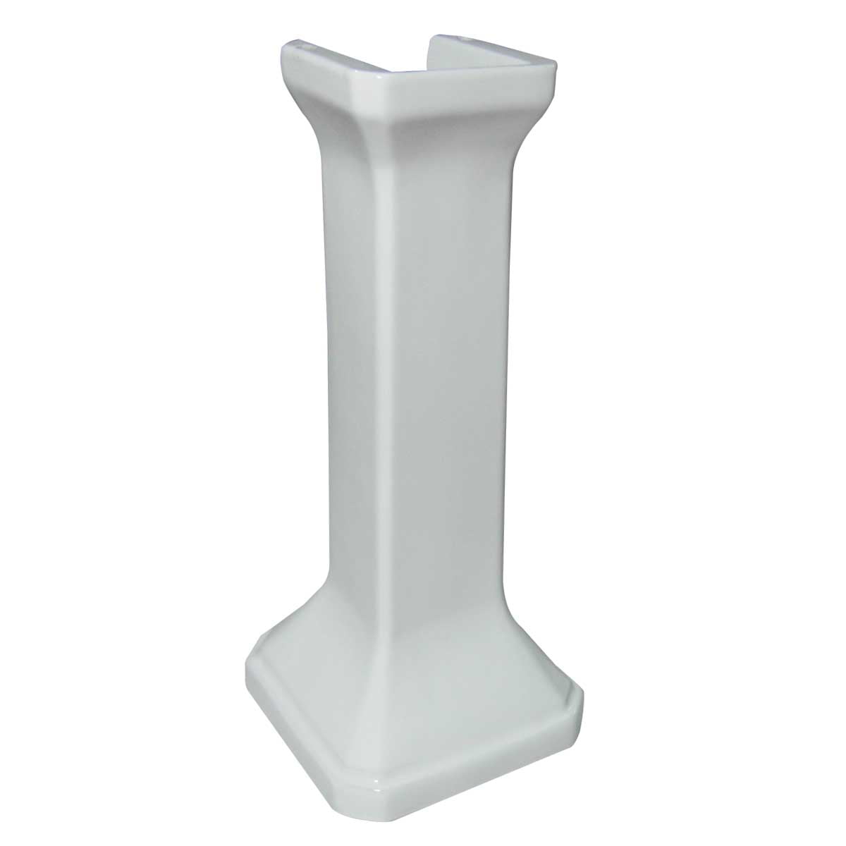 White Pedestal Bathroom Sink Leg 26" H for Victorian Pedestal Sinks ...
