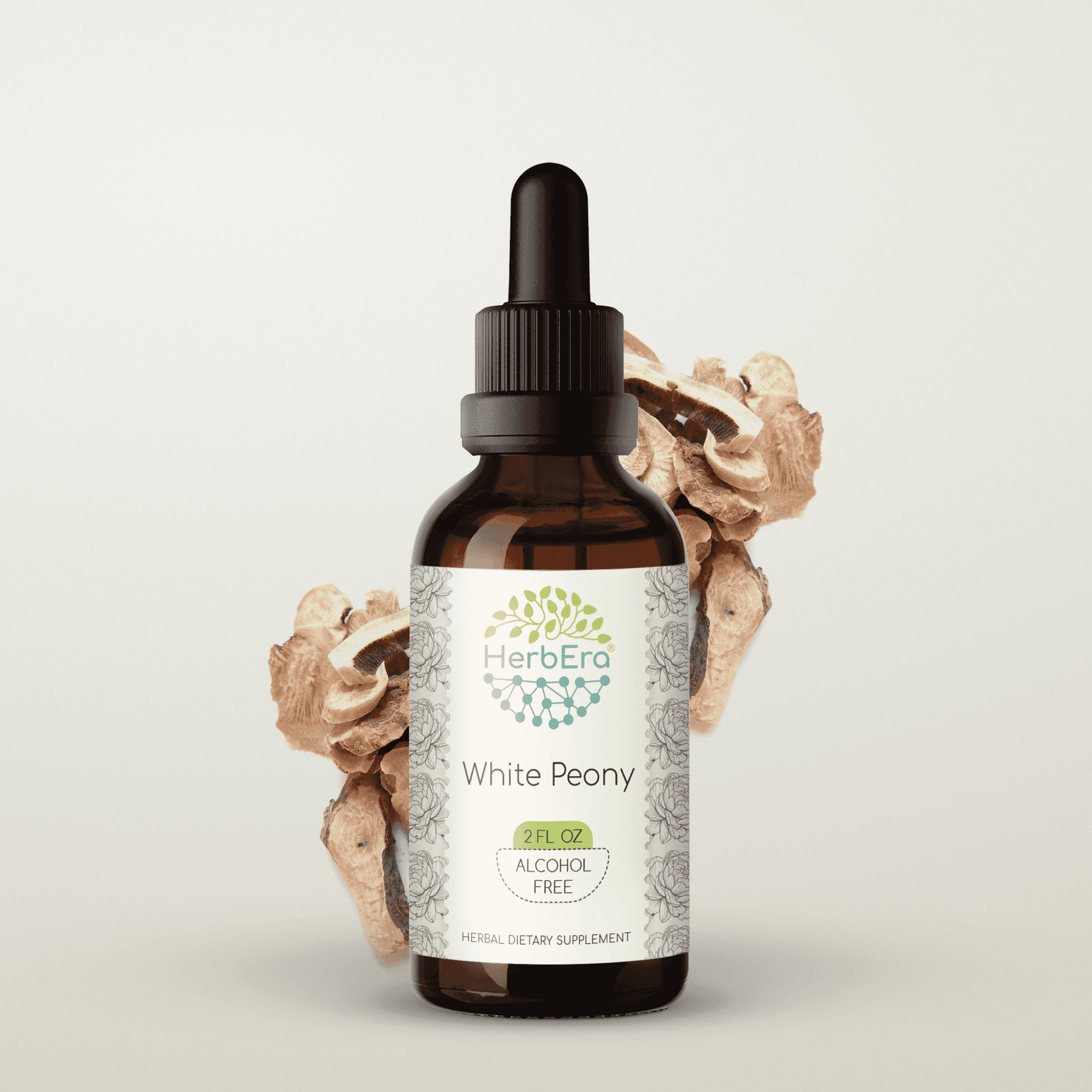 HerbEra White Peony Tincture, Herbal Dietary Supplement for Emotional ...