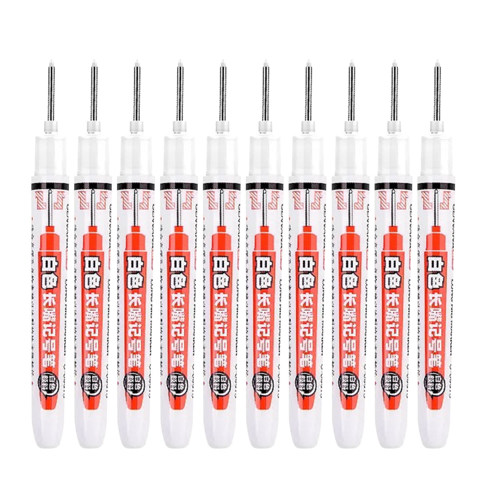 White Permanent Markers Carpenter Pen Long Tip Ink Marker Pens For ...