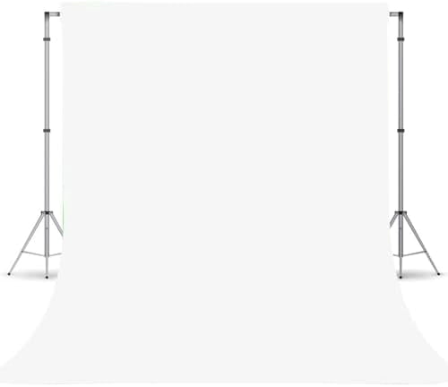 White Photography Backdrop for Photoshoot, Photo Backdrop Curtain ...