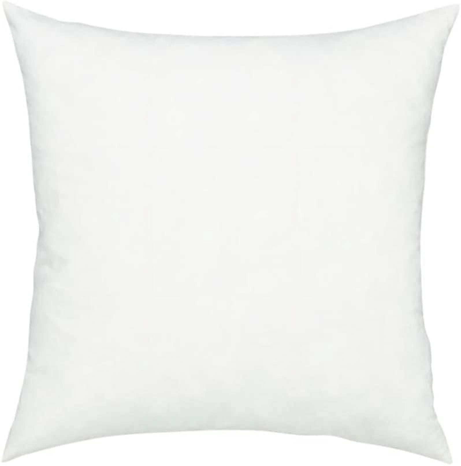 White Pillow Insert - Premium ester Fiber, Made in , Square Round Sizes ...