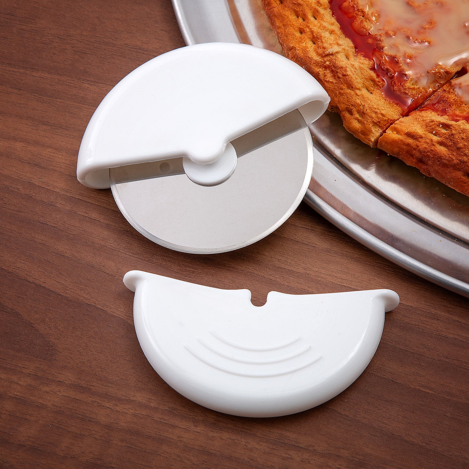 White Pizza Cutter - 12 pieces - Walmart.com