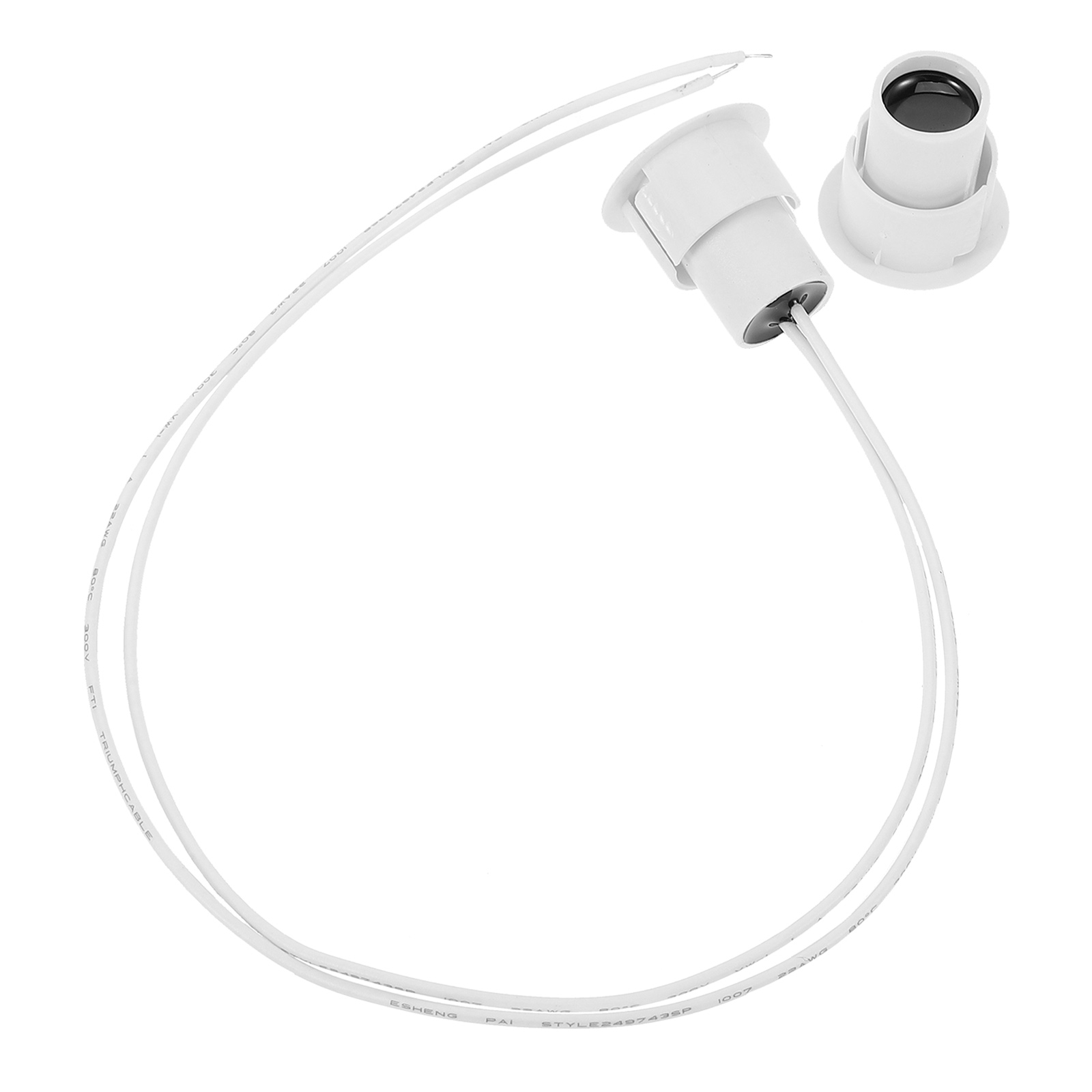 White Plastic Anti-theft Door Magnetic Switch Reed Tube (magnetic ...