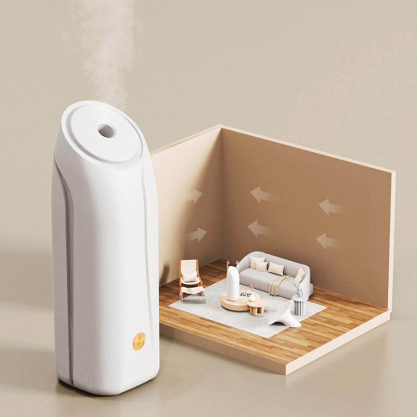 White Plastic Aroma Diffuser with Perfume - 16x5cm Portable Oil ...