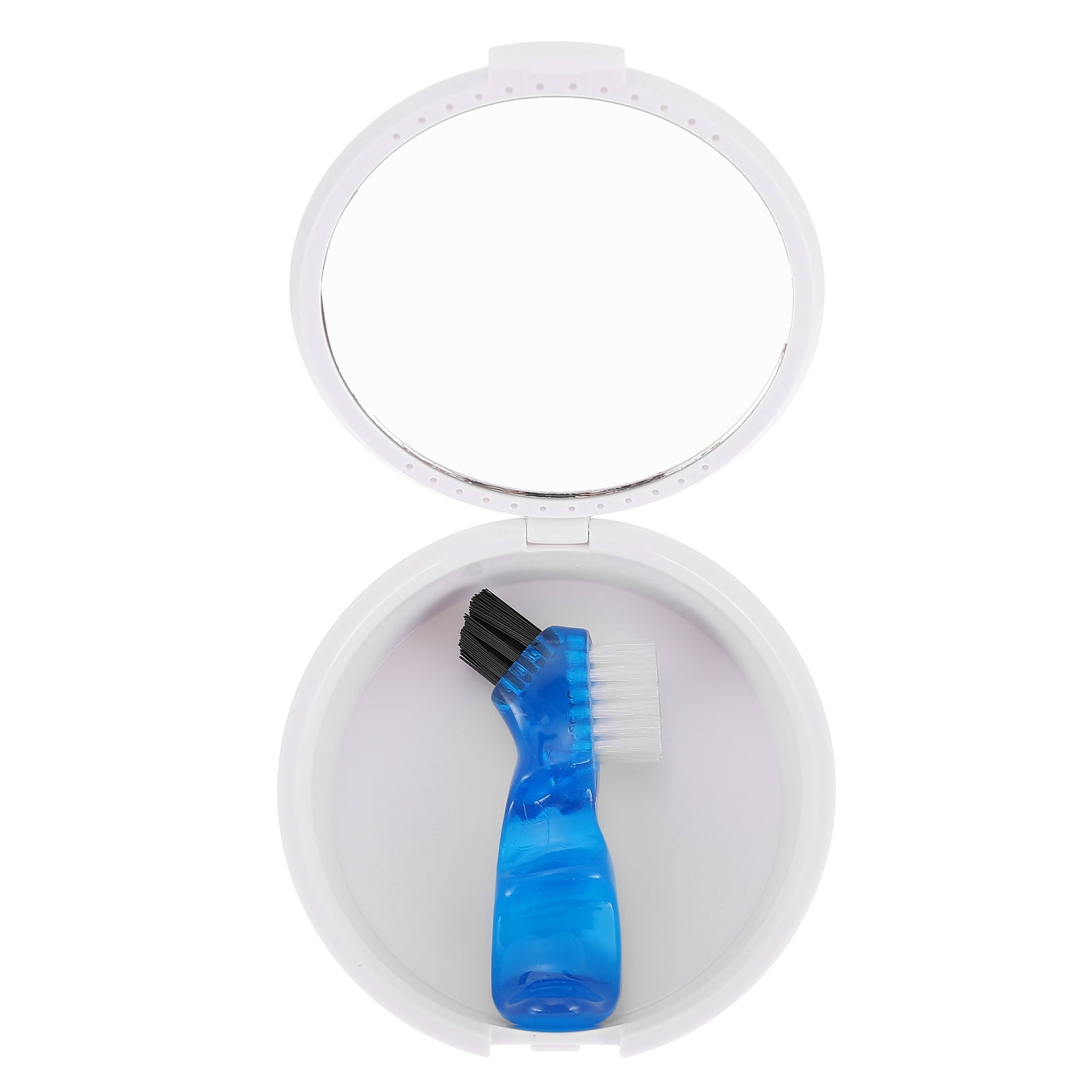 White Plastic Dental Orthodontic Retainer False Tooth Box Toothbrush ...