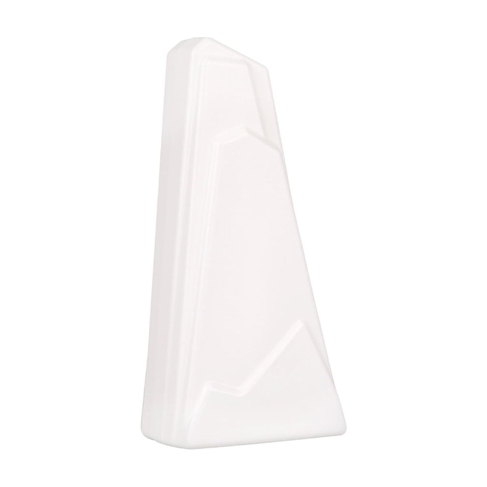 White Plastic Flower Arrangement Vase, Imitation Glazed Finish For ...