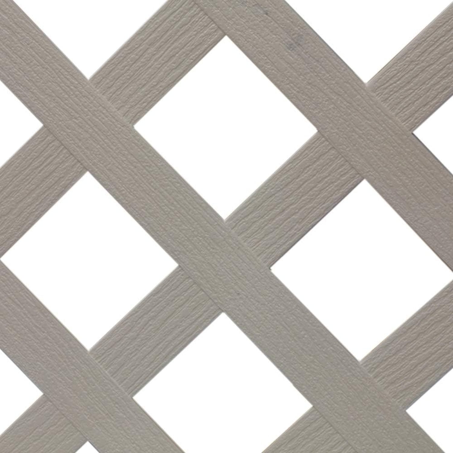 White Plastic Lattice Fence (48 in.) for Use with Fanta-Sea Pools ...