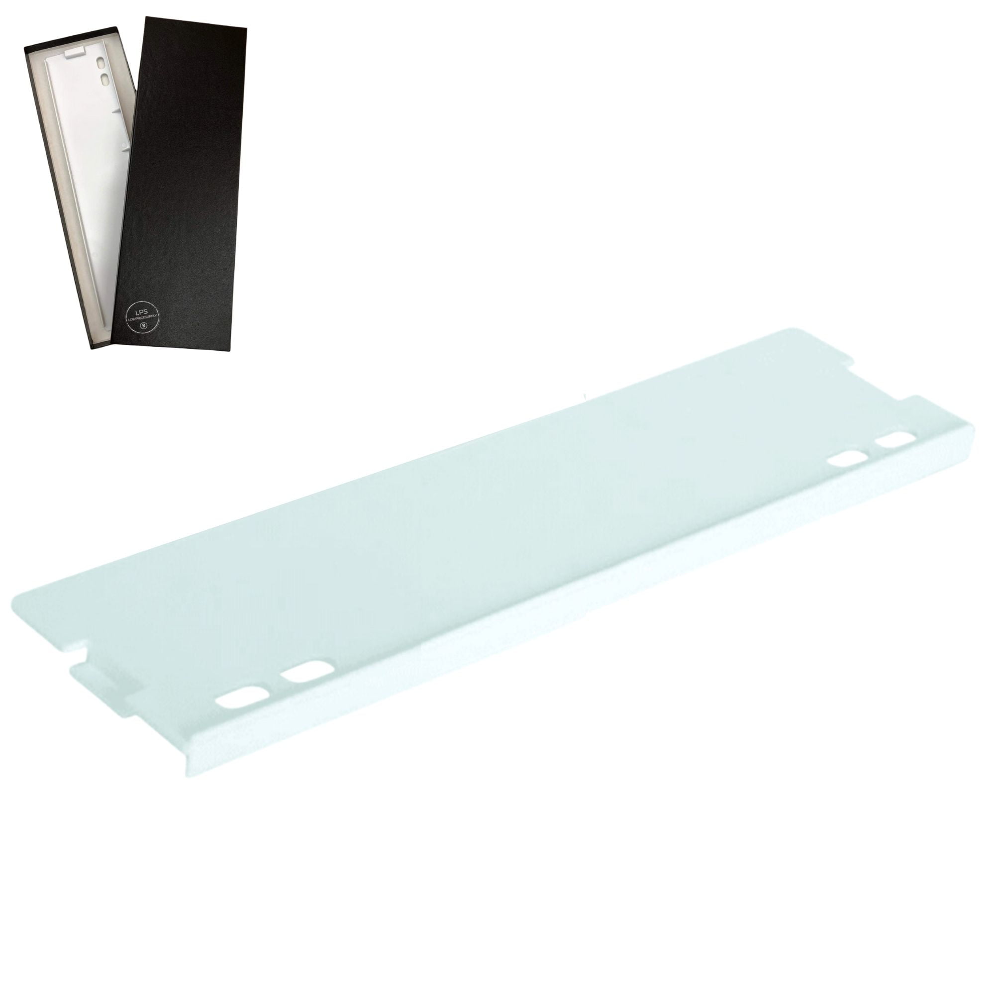 Durable White Plastic Medicine Cabinet Shelf Replacement, Universal Fit ...