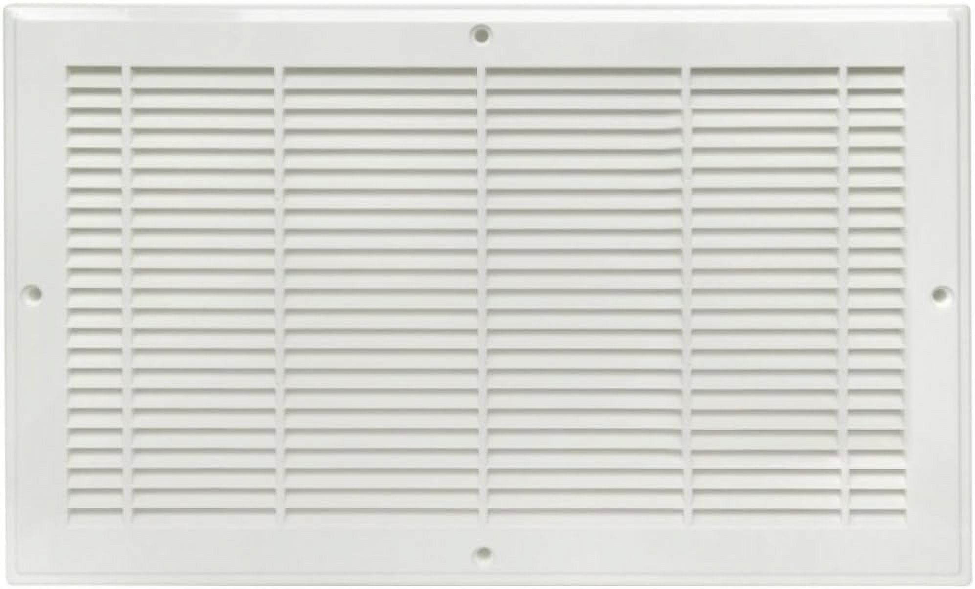 White Plastic Return Air Grille (RG2298) - 12 inches x 6 inches ...