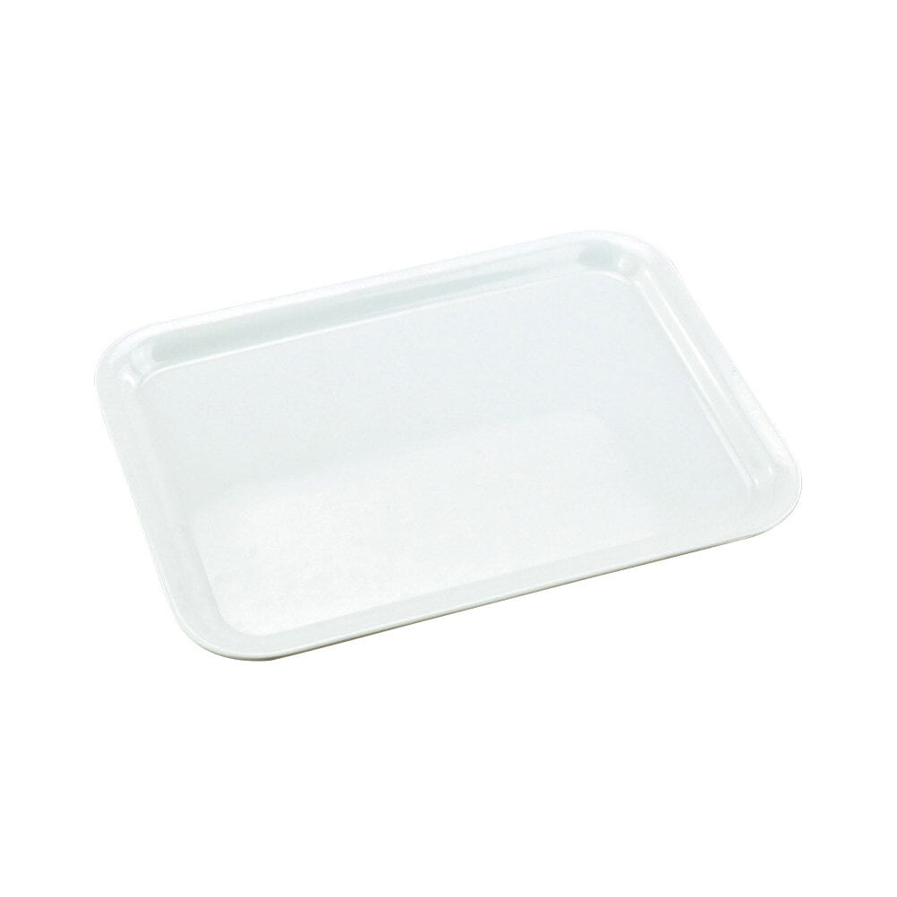 White Plastic Serving Tray Rectangular Serving Platter Food Tray Party ...