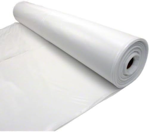 - White Plastic Sheeting - 6 &10 Mil Polyethylene Sheeting - Thick ...