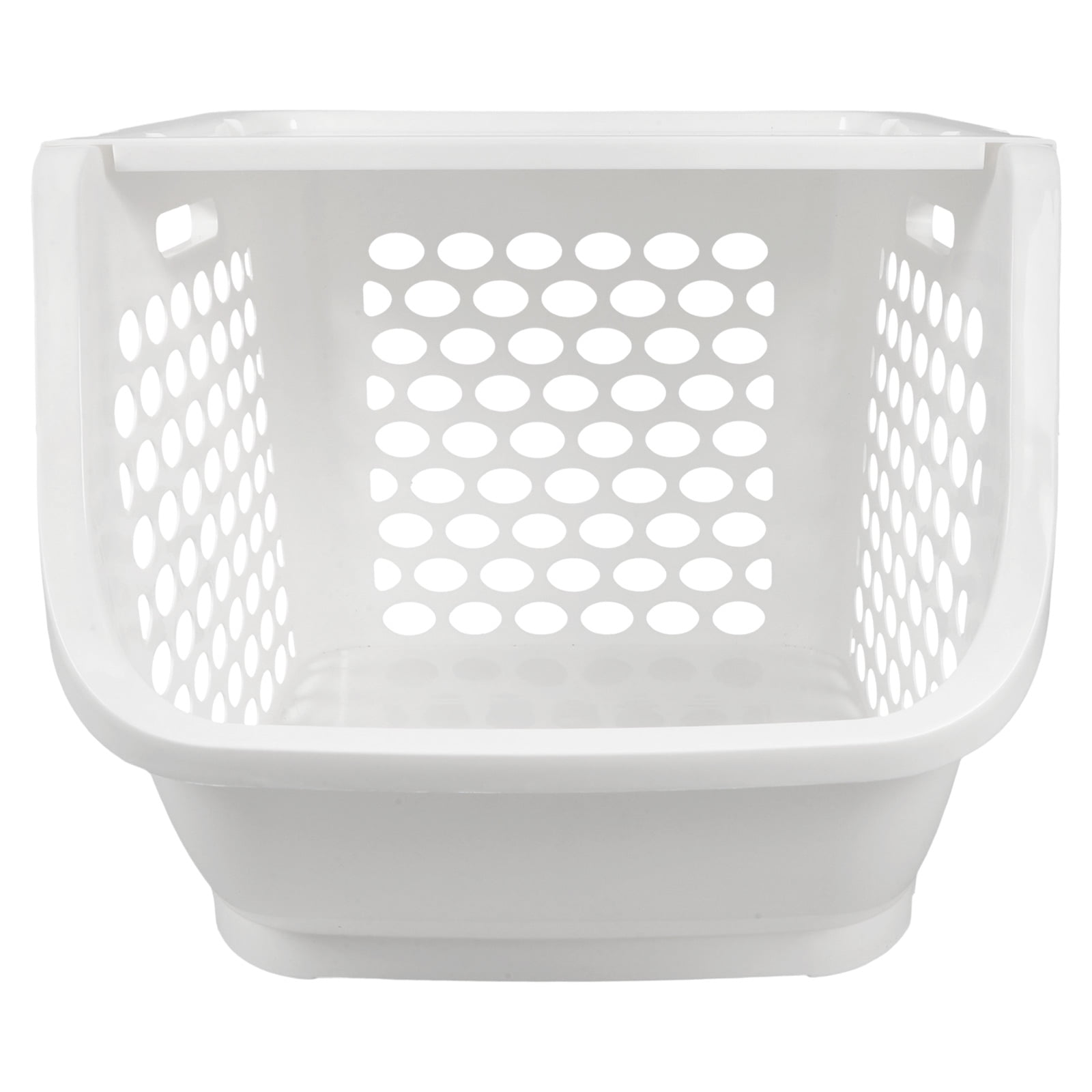 White Plastic Stackable Kitchen Storage Bins for Fruits Vegetables ...