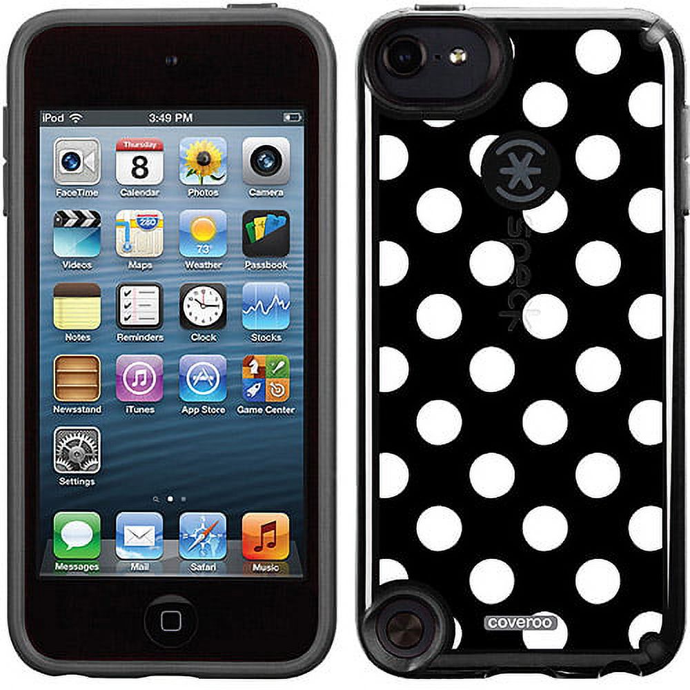 White Polka Dots On Black Design On Ipod - Walmart.com