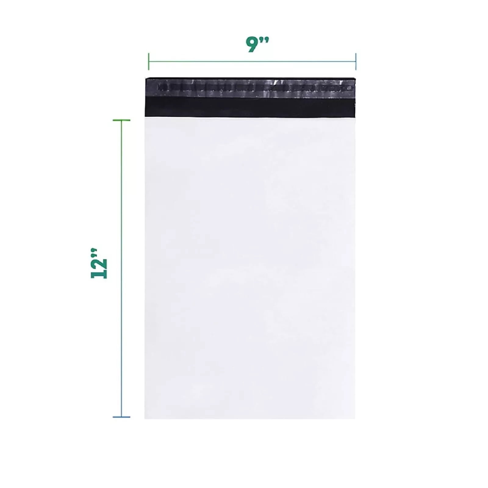 White Poly Mailers 9x12 Inch Strong Adhesive Shipping Bags for Clothing ...