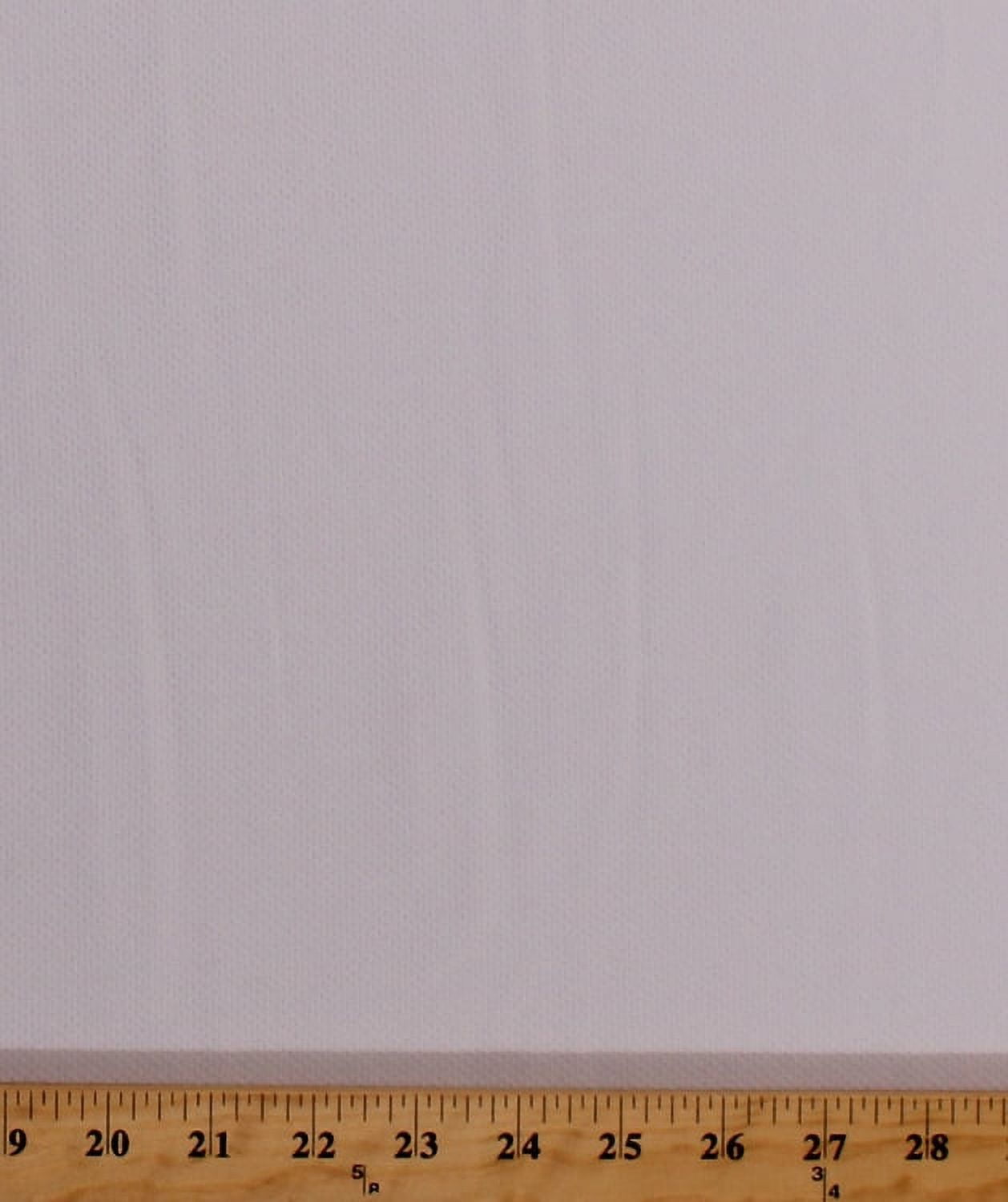 White Polyester Spandex Wickaway Knit Mesh Stretch Fabric By the Yard ...