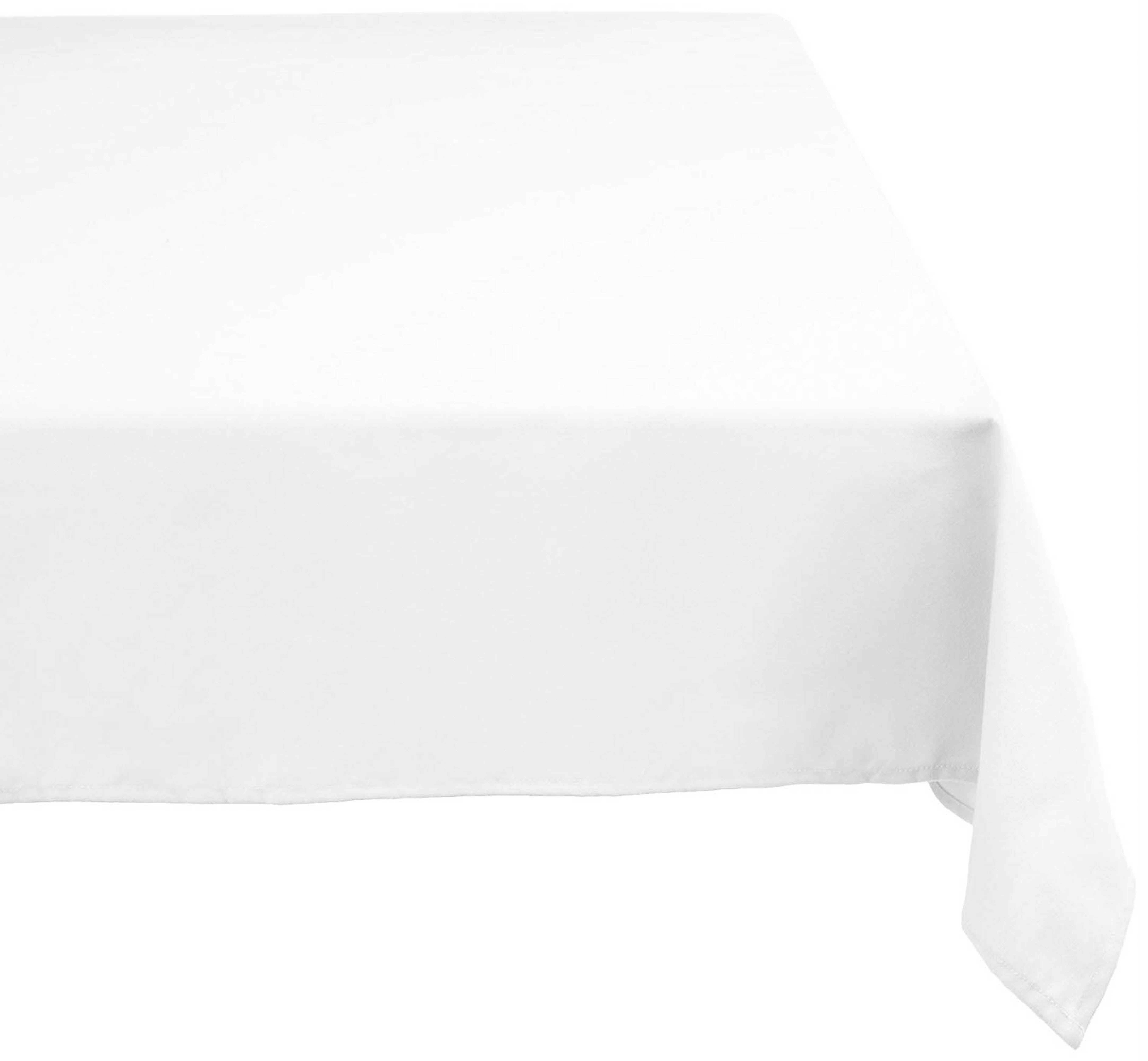 White Polyester Tablecloth 60x120 - Walmart.com