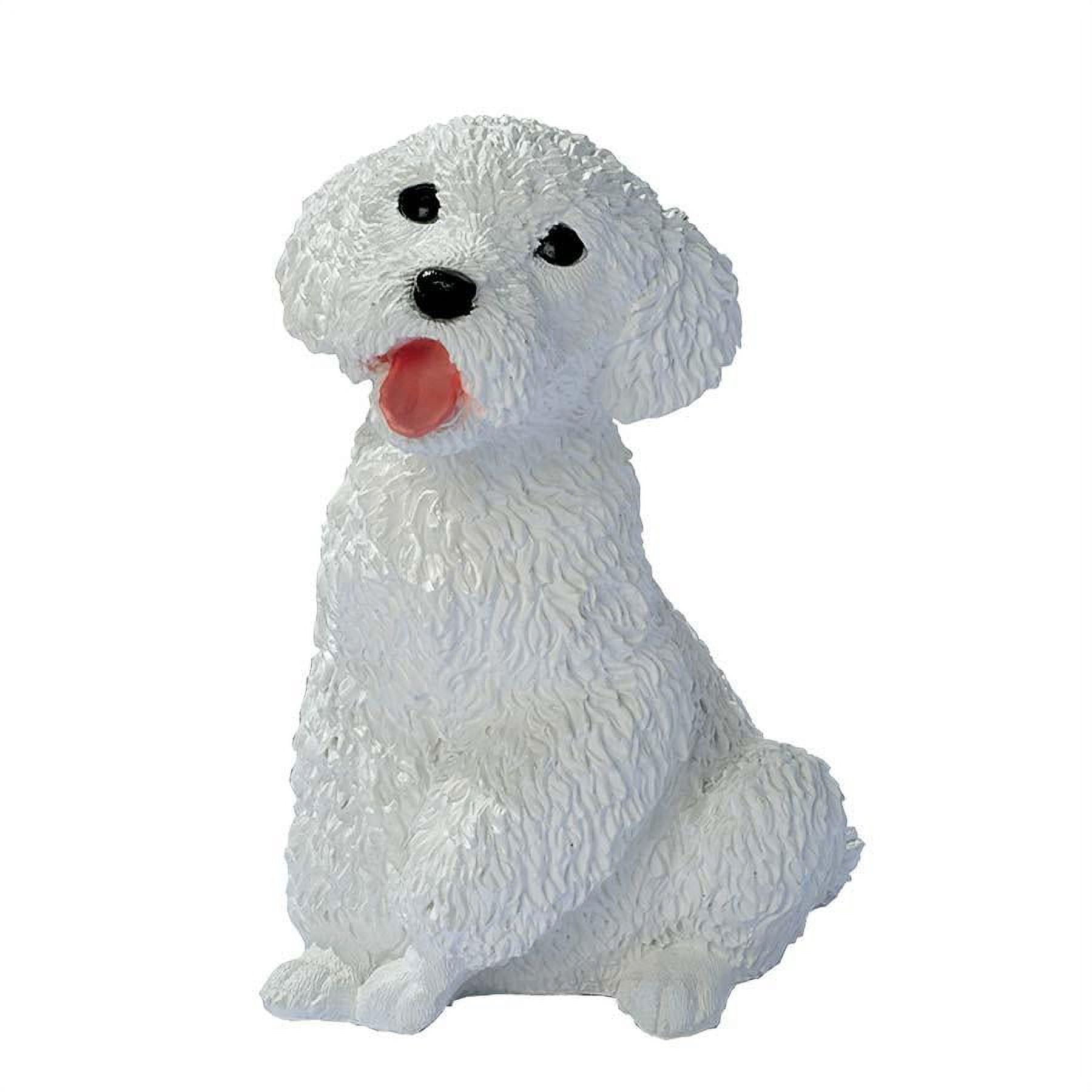 White Poodle Puppy Dog Statue Sculpture Figurine - Walmart.com