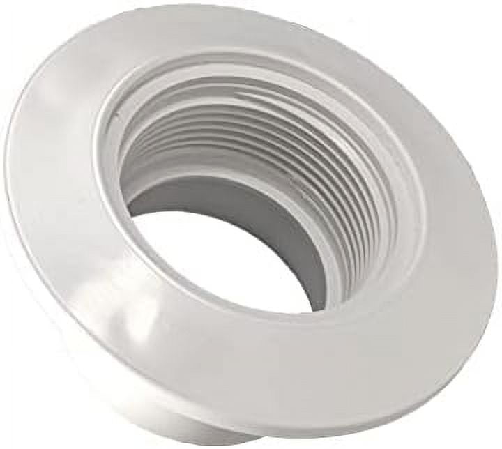 White Pool Wall Fitting, Actually Fits 1 1/2" FIP And 2" Insider ...