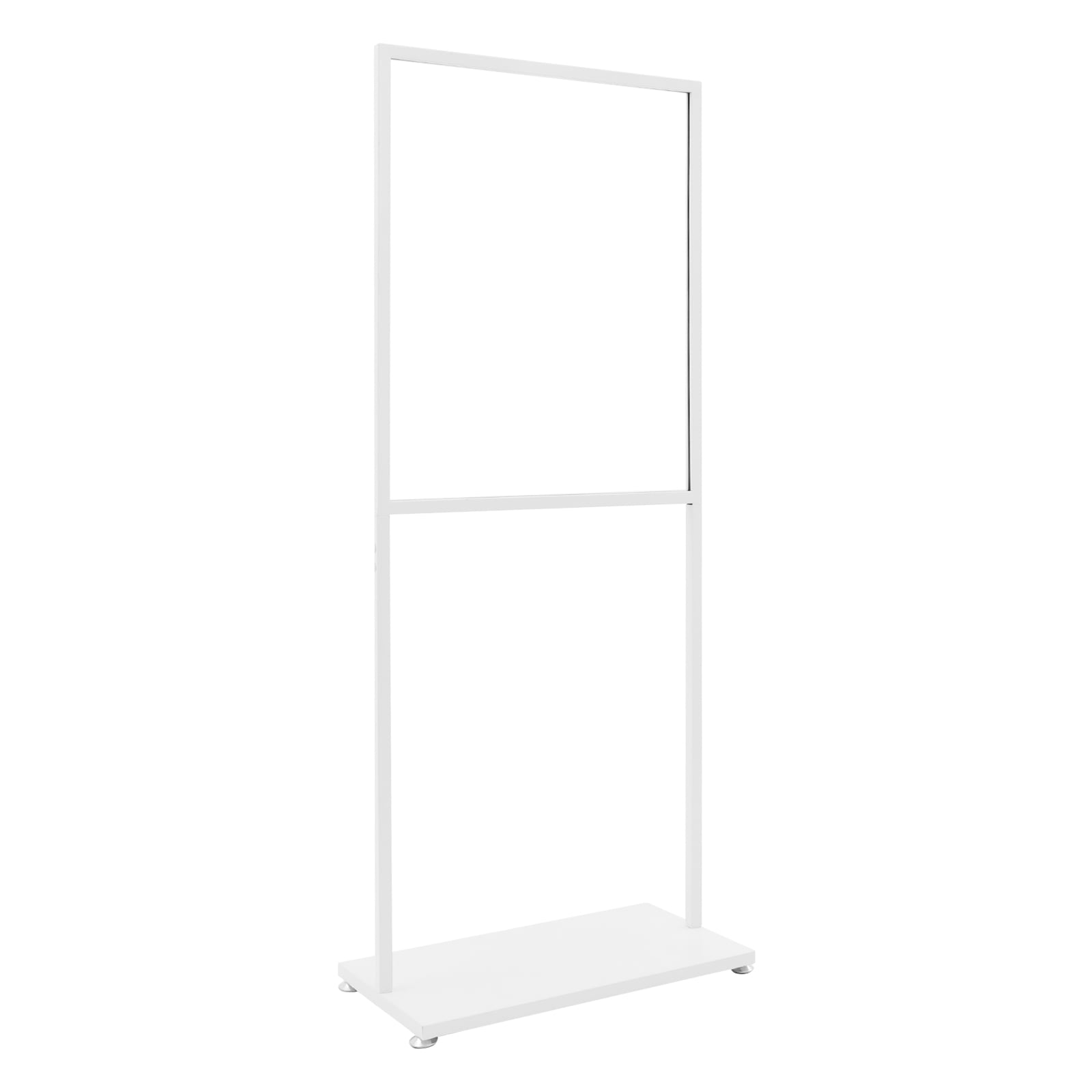 White Poster Sign Holder, 22 x 28 Inch Double-Sided Twin Welcome Poster ...