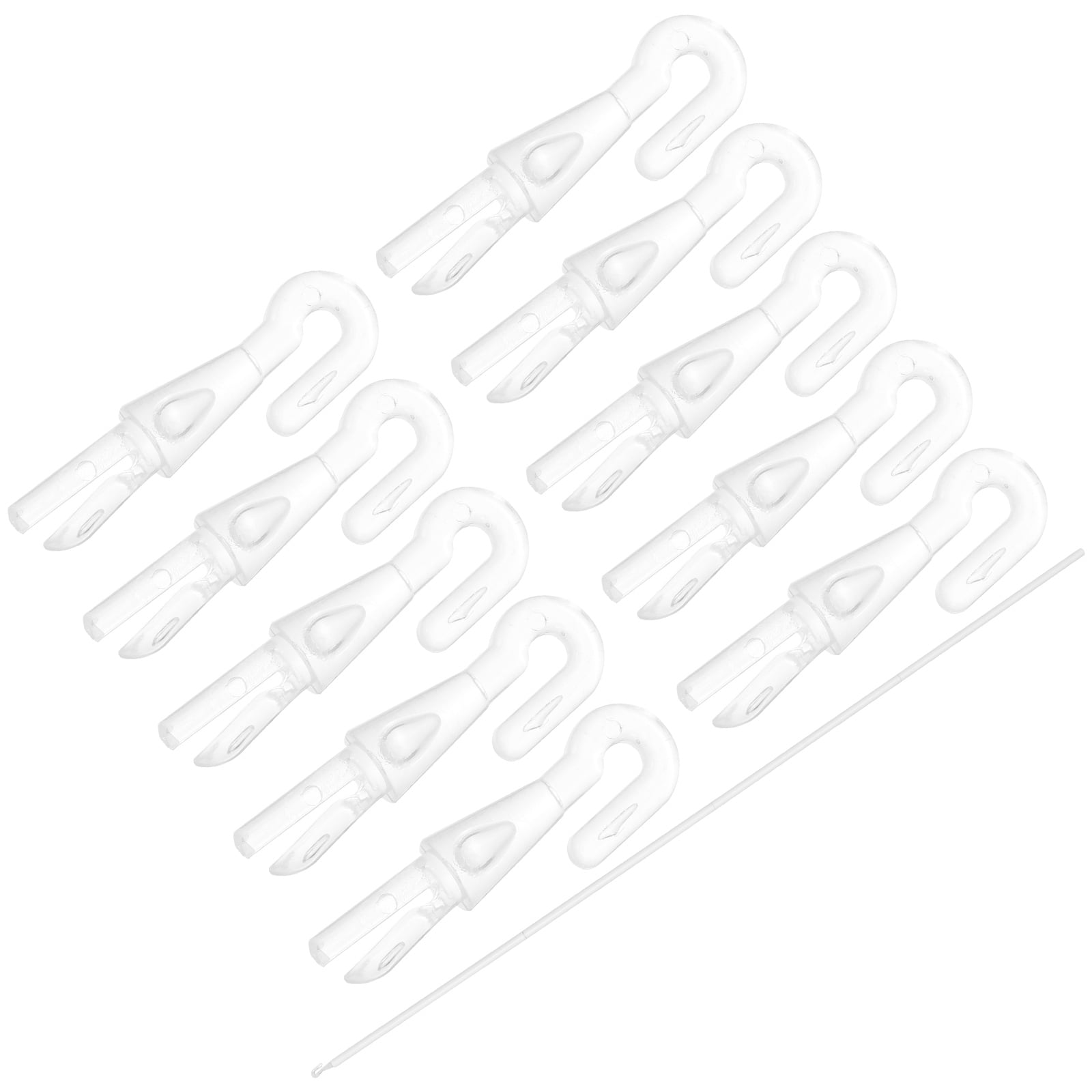 White Pp Drapery Pull Rods for Curtains Outdoor Window Shades Shutter ...