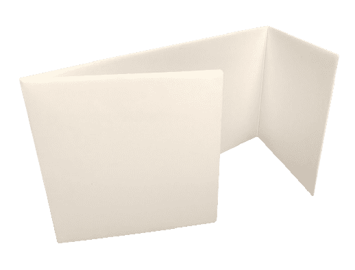 White Premium Corrugated Plastic Study Carrels - Pack Of 24 - Walmart.com