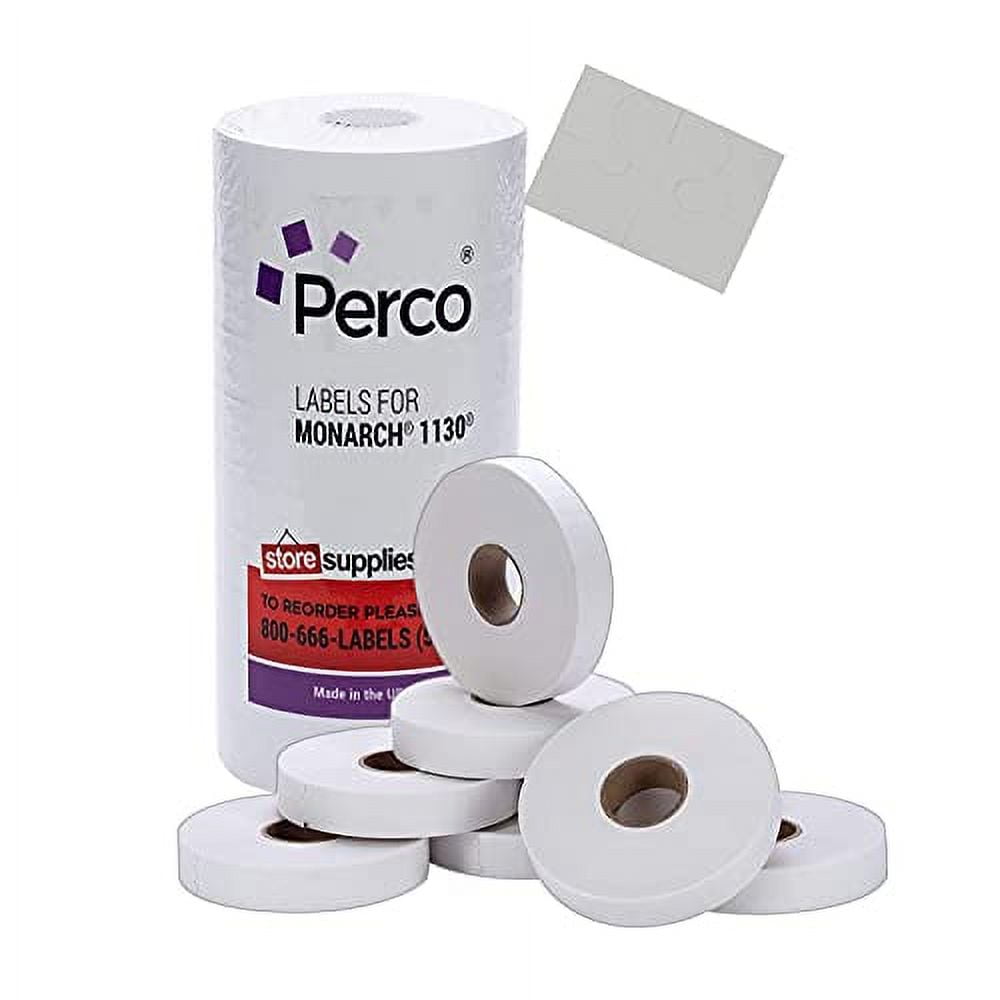 White Pricing Labels for Monarch 1130 Price Gun - 1 Sleeve, 25,000 ...