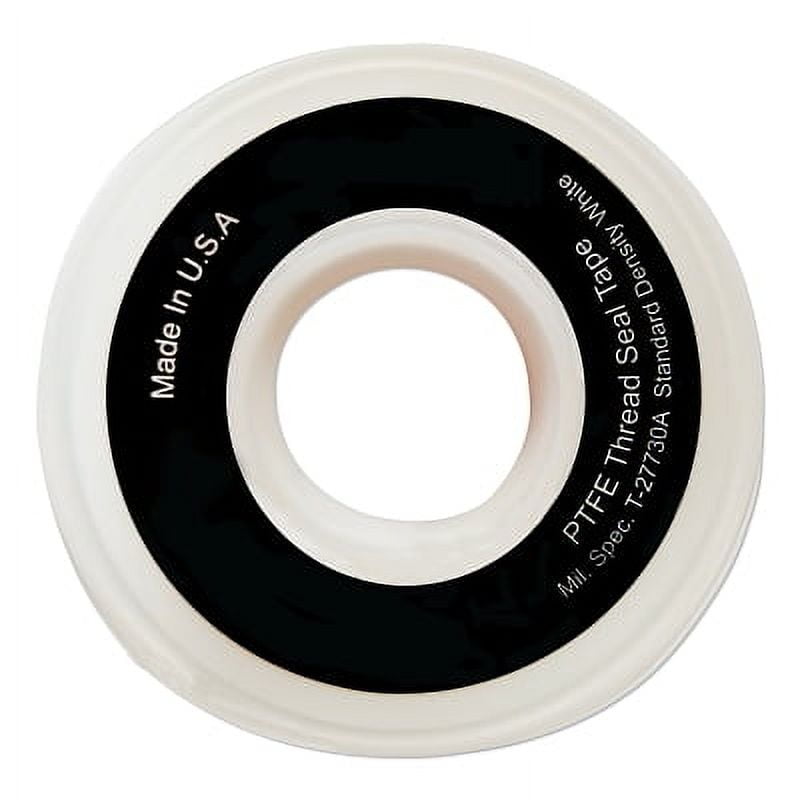 White Ptfe Thread Sealant Tape, 1/4 In X 260 In, Standard Density ...