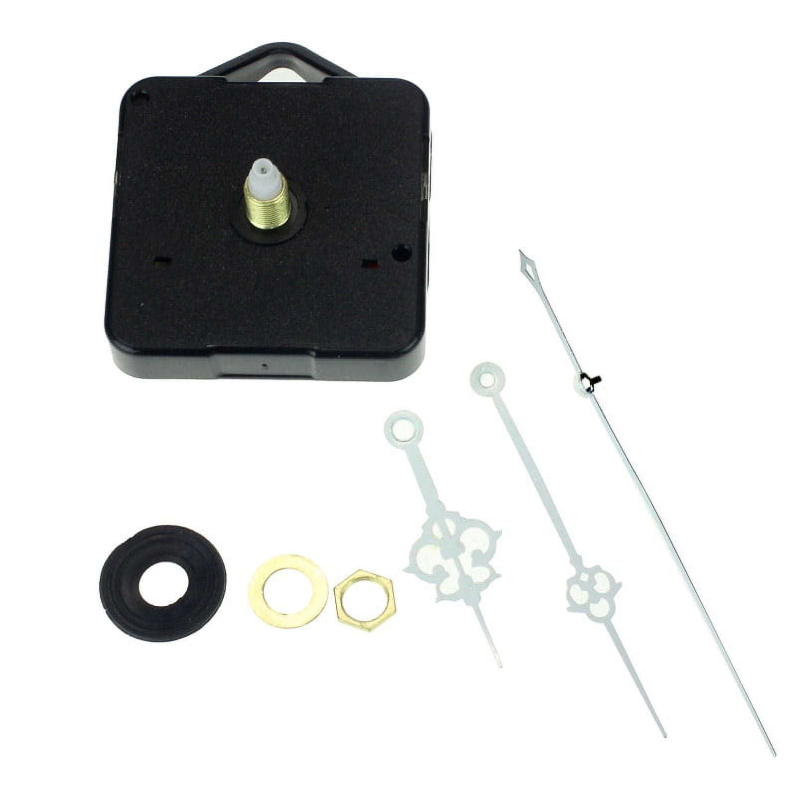 White Quartz Clock replacement Movement + time Hands for DIY - Walmart.com