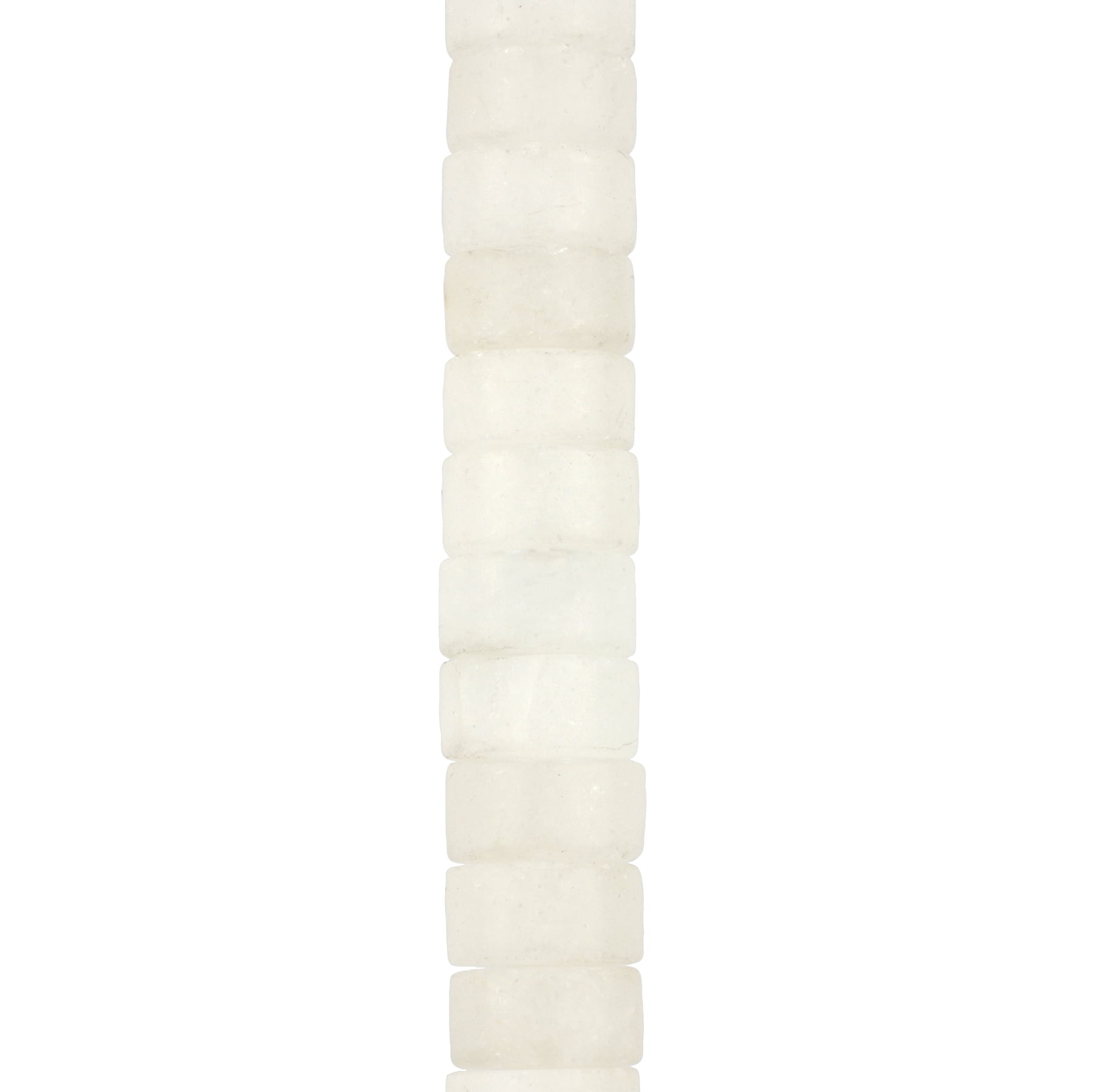 White Quartz Matte Heishi Beads by Bead Landing™ - Walmart.com