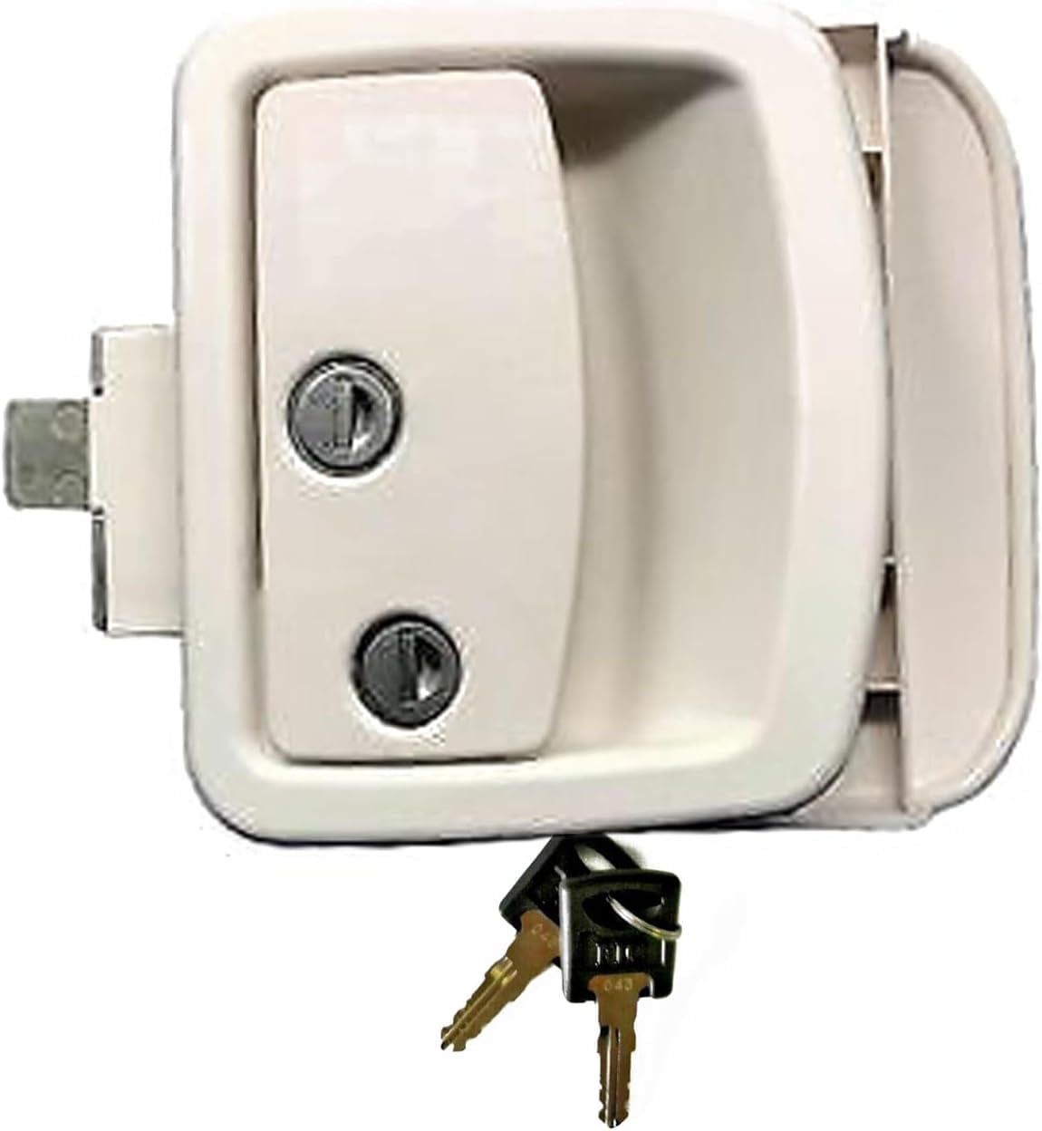 White RV Camper Trailer Entry Door Lock Fastec FIC - Walmart.com