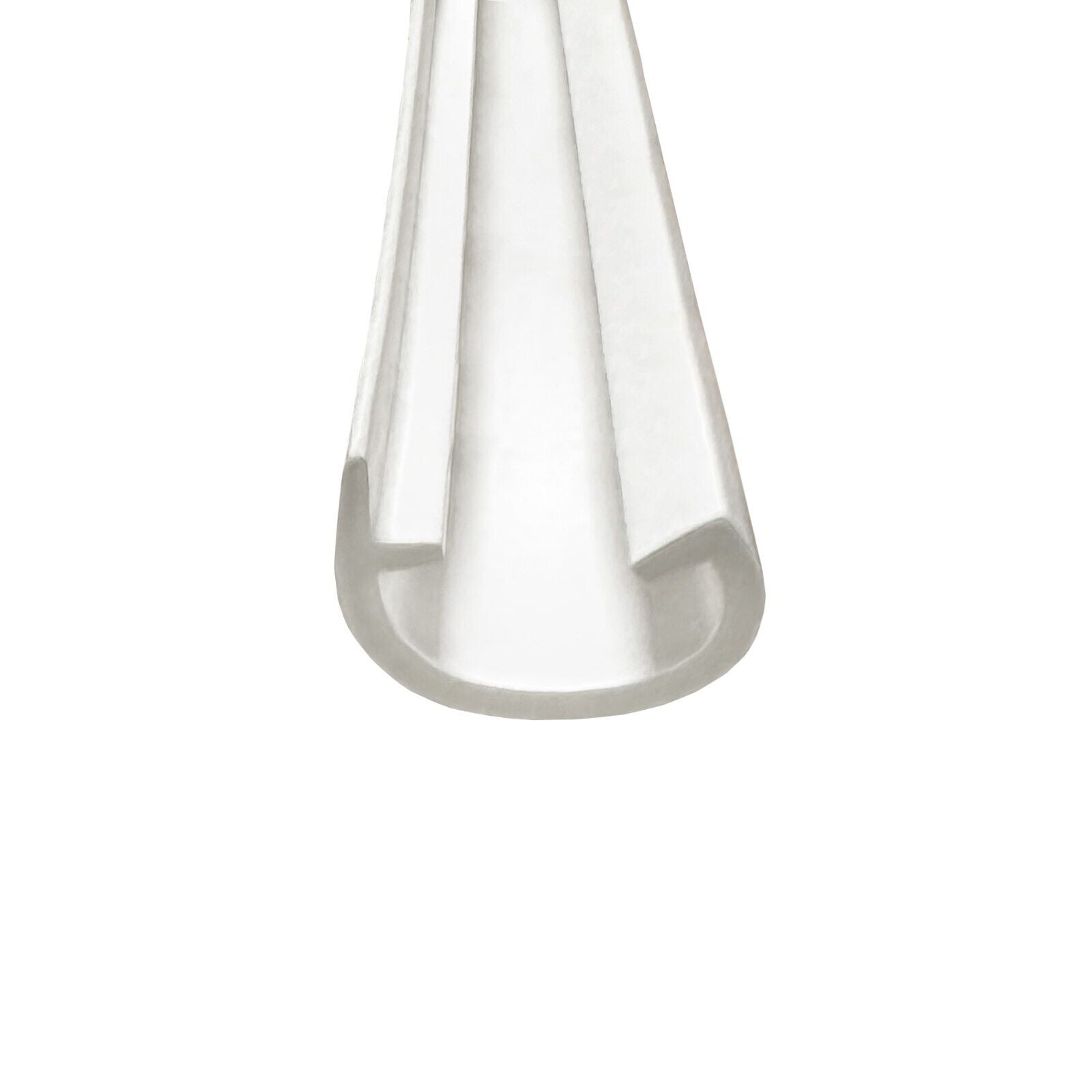 White RV Marine Camper Vinyl 3/4" x 25' Trim Molding Flexible Screw Cap ...
