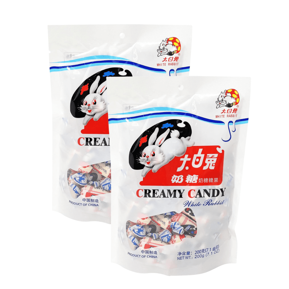 White Rabbit Creamy Candy 7.1 Oz, Individually Wrapped, Milky Flavor ...