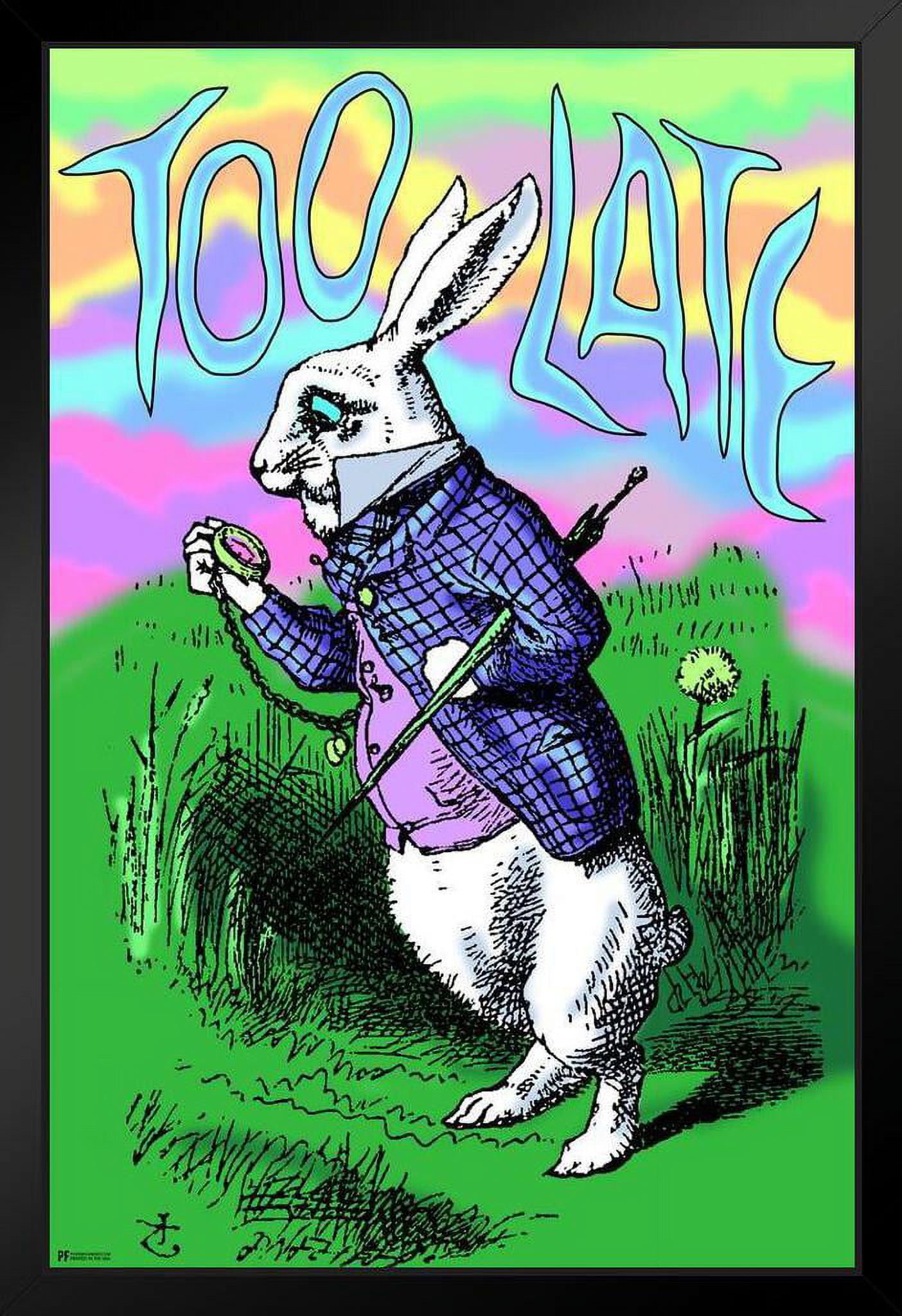 White Rabbit Too Late Alice In Wonderland Through the Looking Glass ...