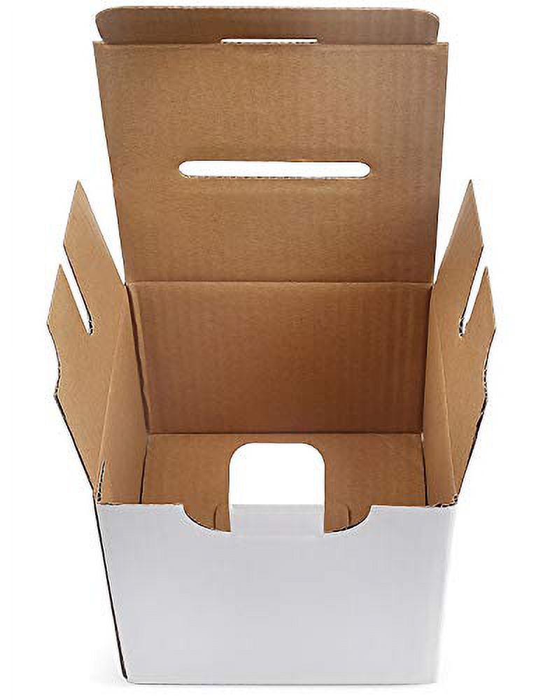 White Raffle Ticket Box Donation Collection Ballot Box Reusable thick ...