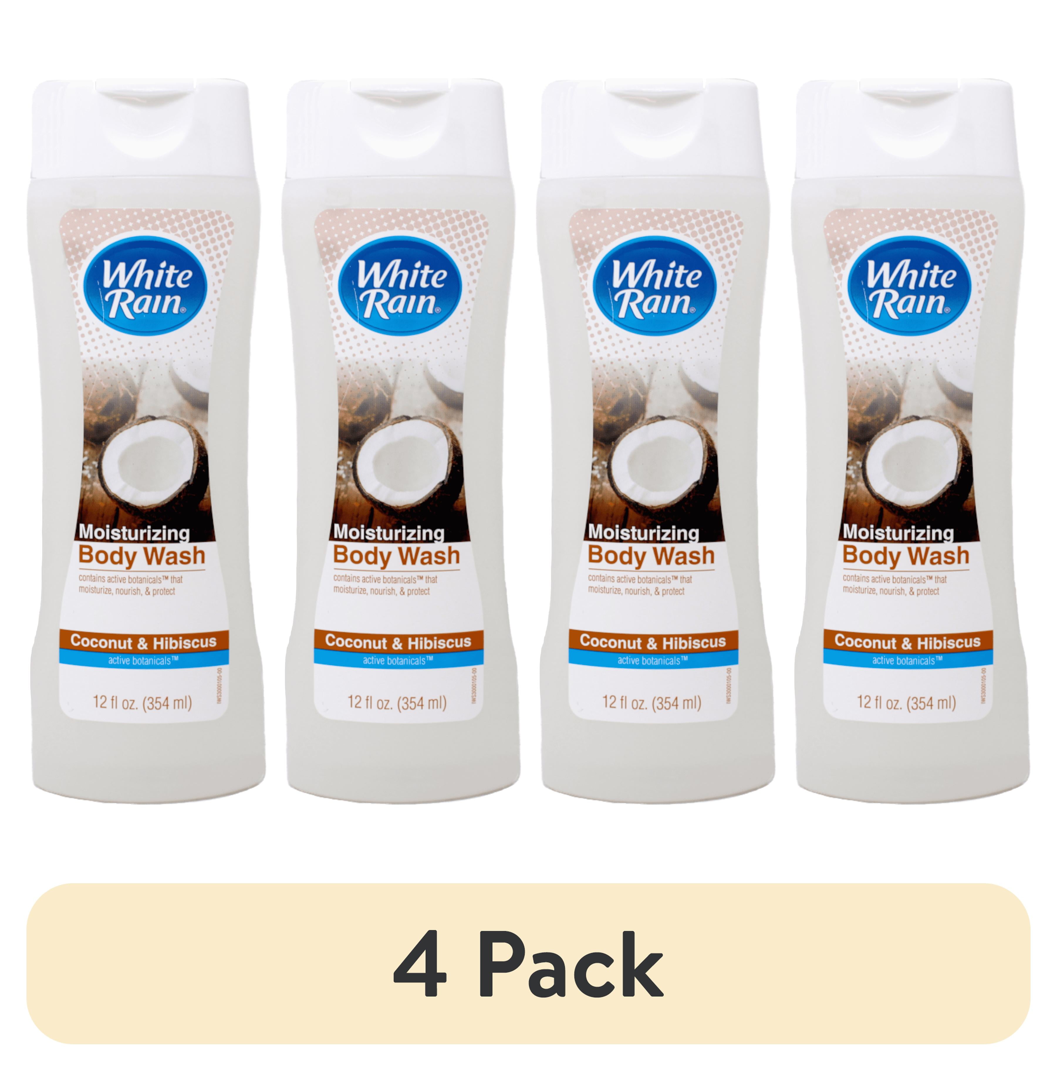(4 pack) White Rain Tropical Coconut Body Wash, 12oz - Walmart.com