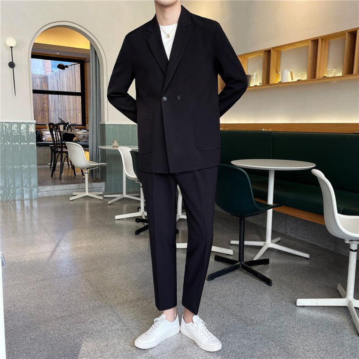 White Rascal Casual Suit Men''S Trend Loose Light Mature Suit Men''S ...