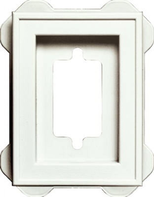 White Recessed Mini Mounting Block, Each - Walmart.com