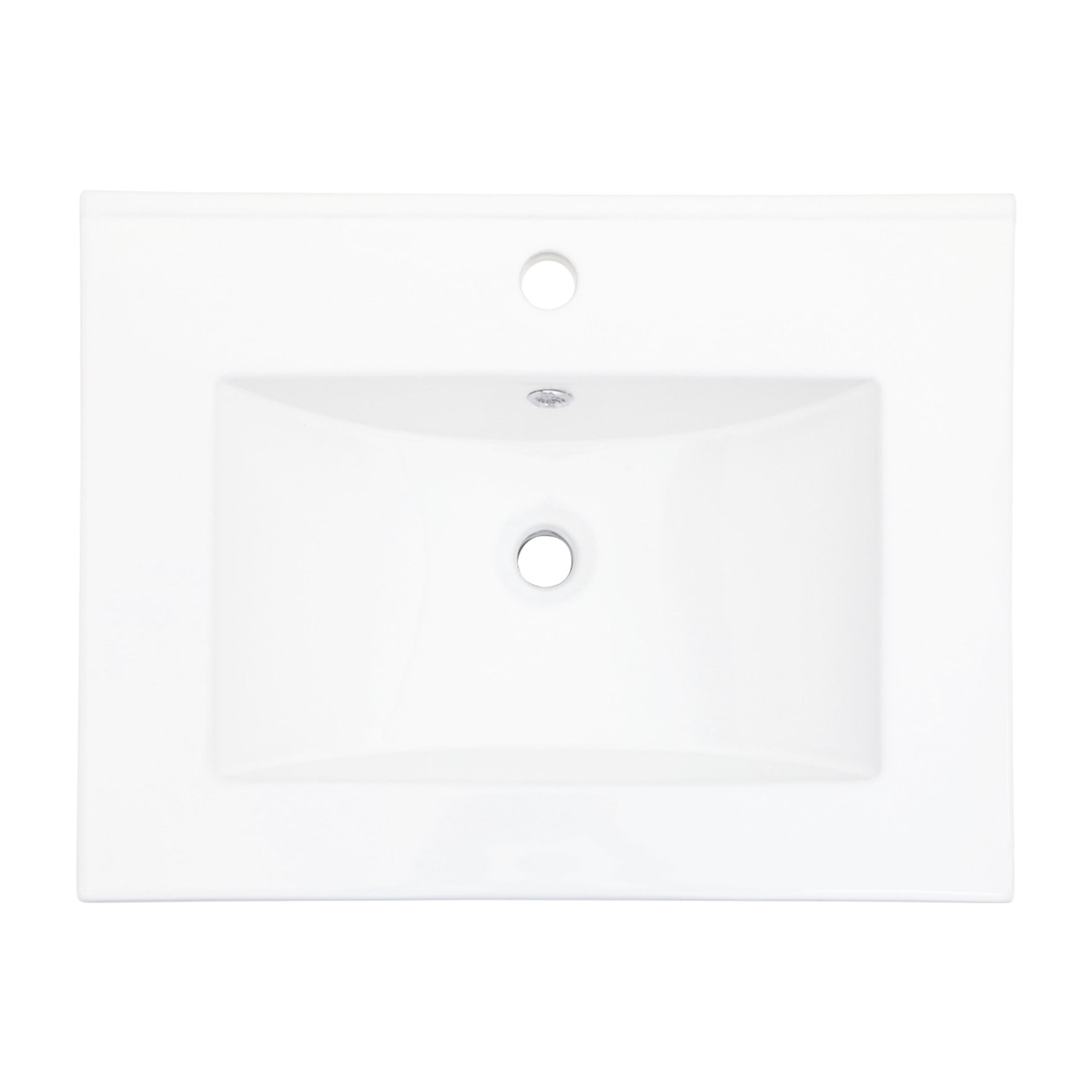 White Rectangular Vanity Top - Low Water Absorption - Bathroom ...