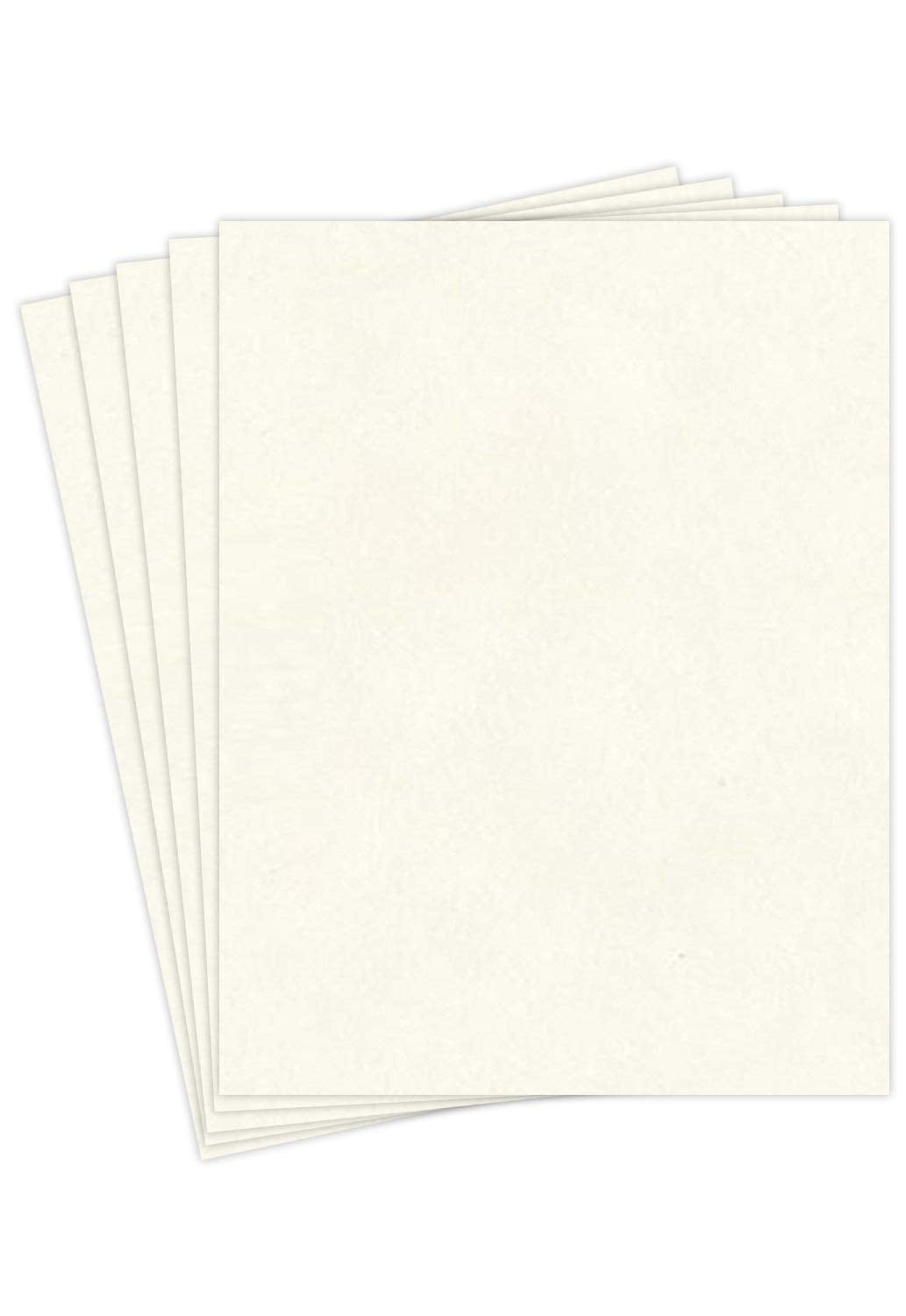 White Recycled Parchment Cardstock Paper, 65Lb Cover Weight for ...