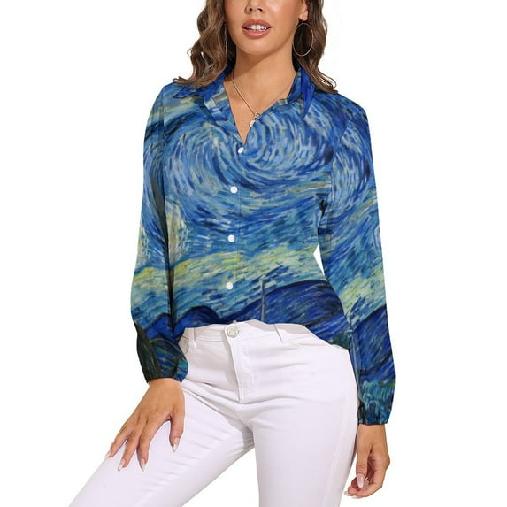 White Red Star Blouse Athletic July 4th Stars Print Pretty Pattern ...