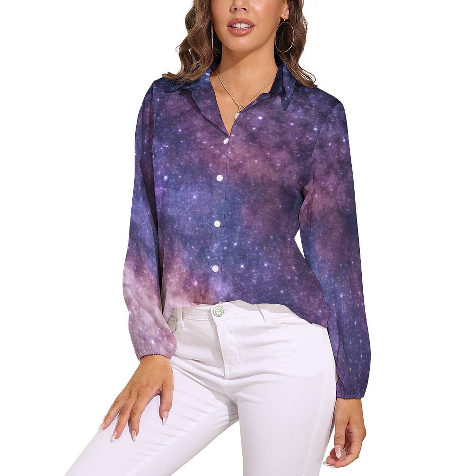 White Red Star Blouse Athletic July 4th Stars Print Pretty Pattern ...
