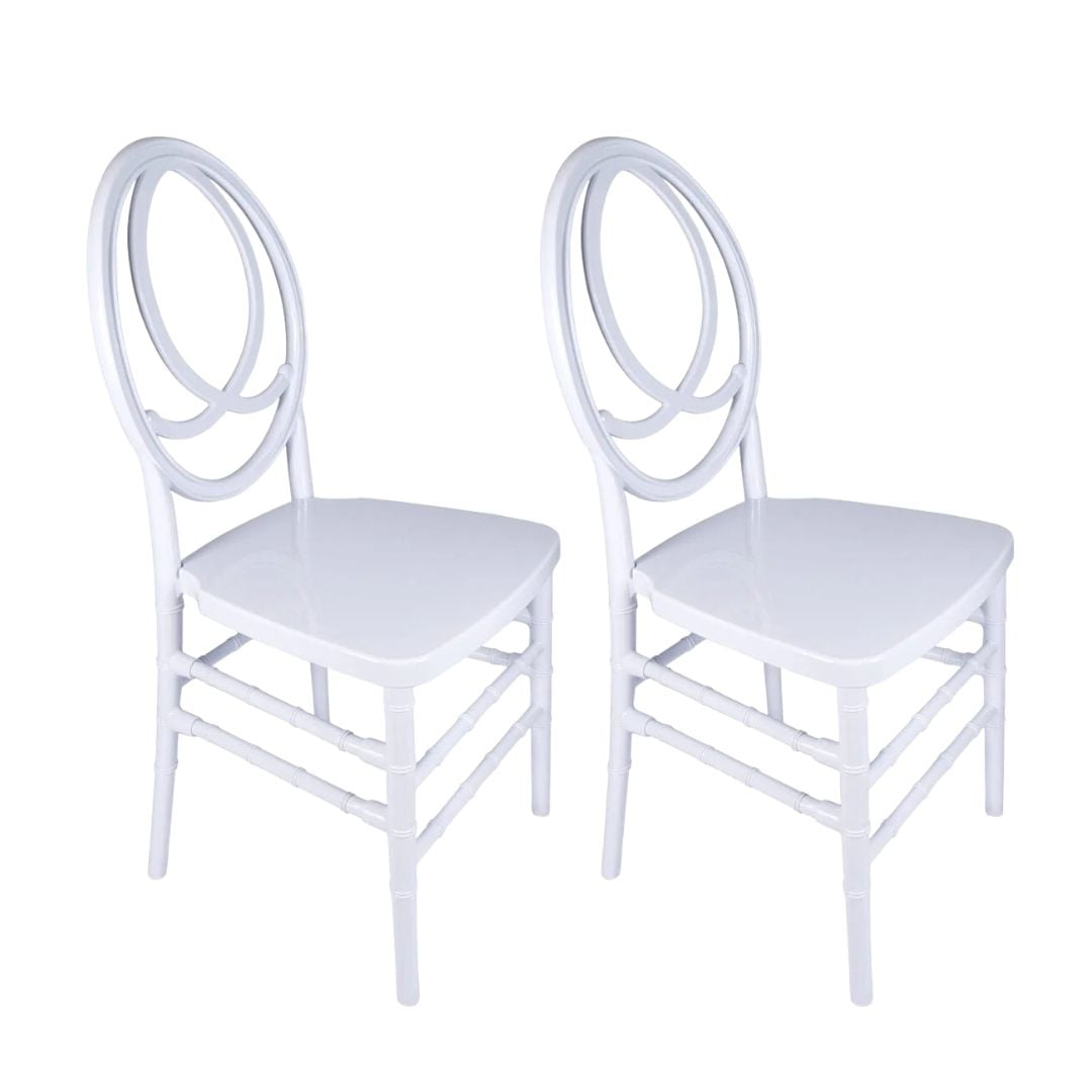 White Resin Infinity Chair by Chivari - Walmart.com