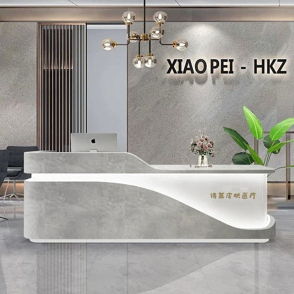 White Restaurant Tables Front Desk Lectern Pulpit Podium Stand Register ...