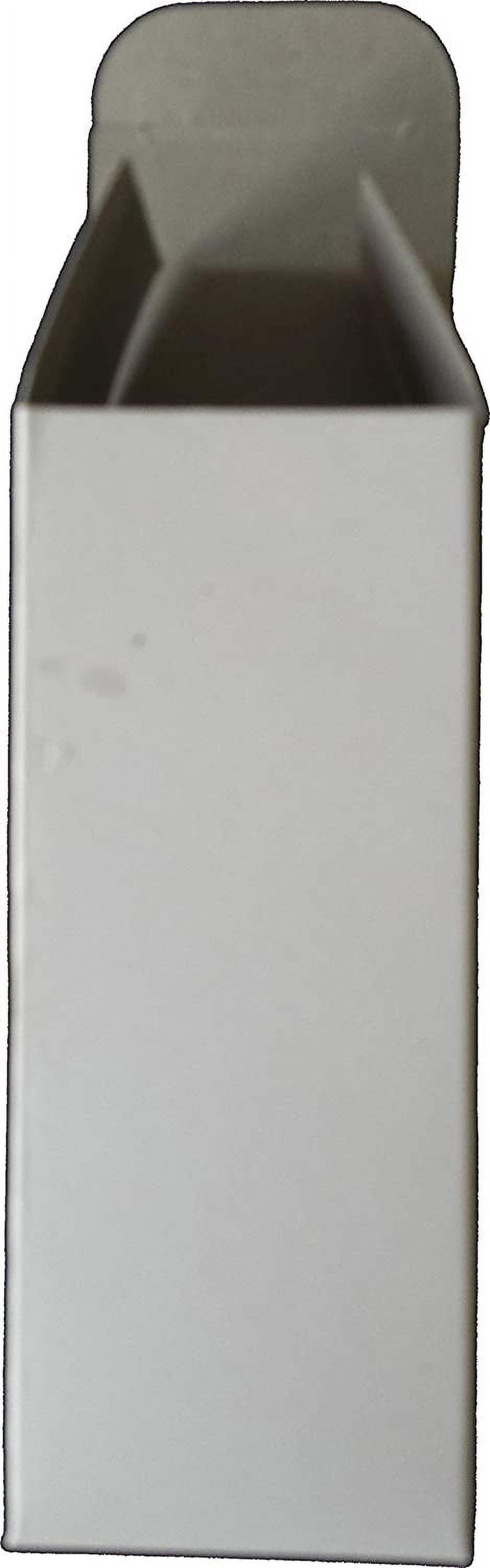 White Reverse Tuck Boxes Chipboard Folding Box 2" x 2" x 5" 24/pk ...