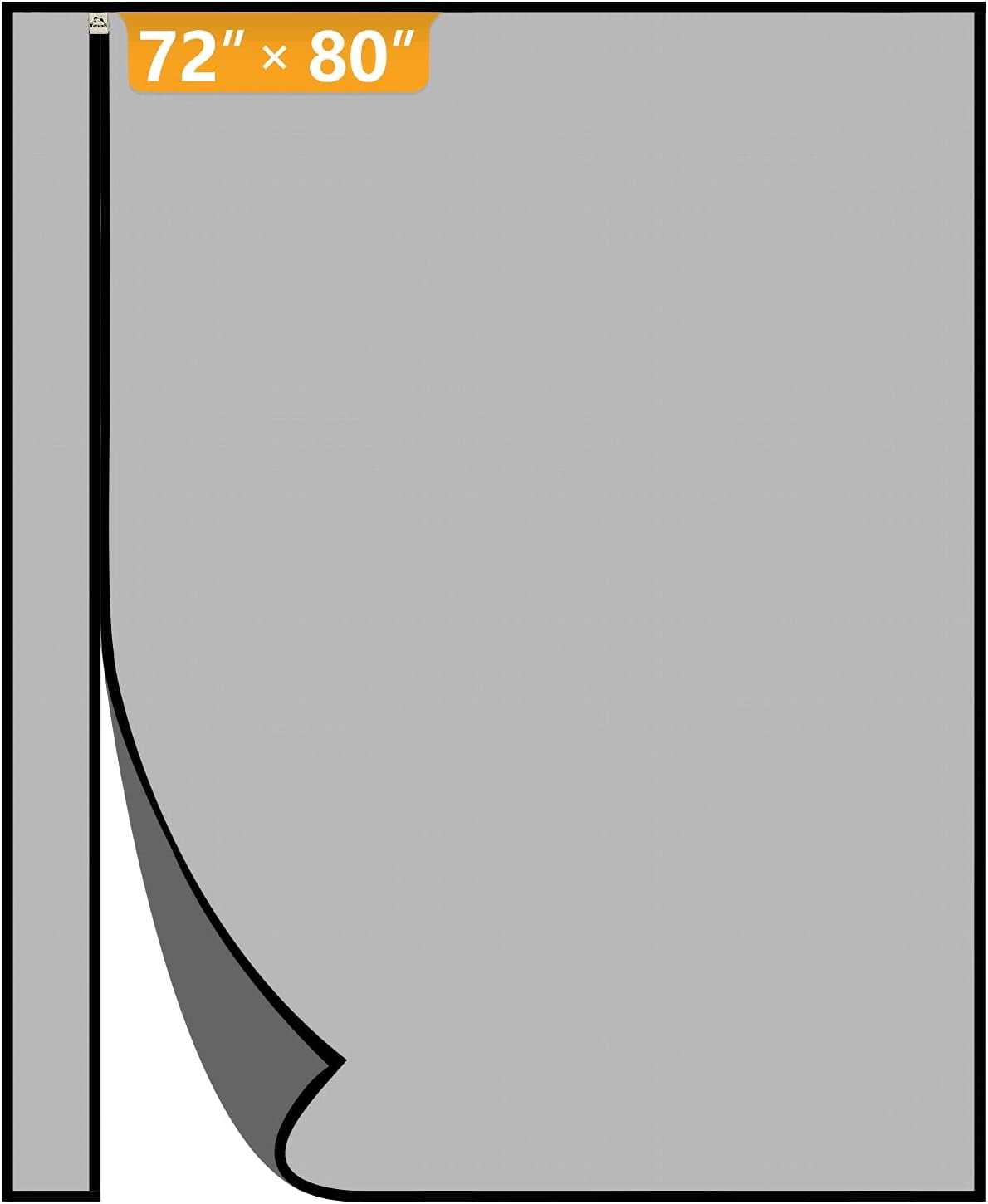 White Reversible Left Right Side Opening Magnetic Screen Door Fits Door ...
