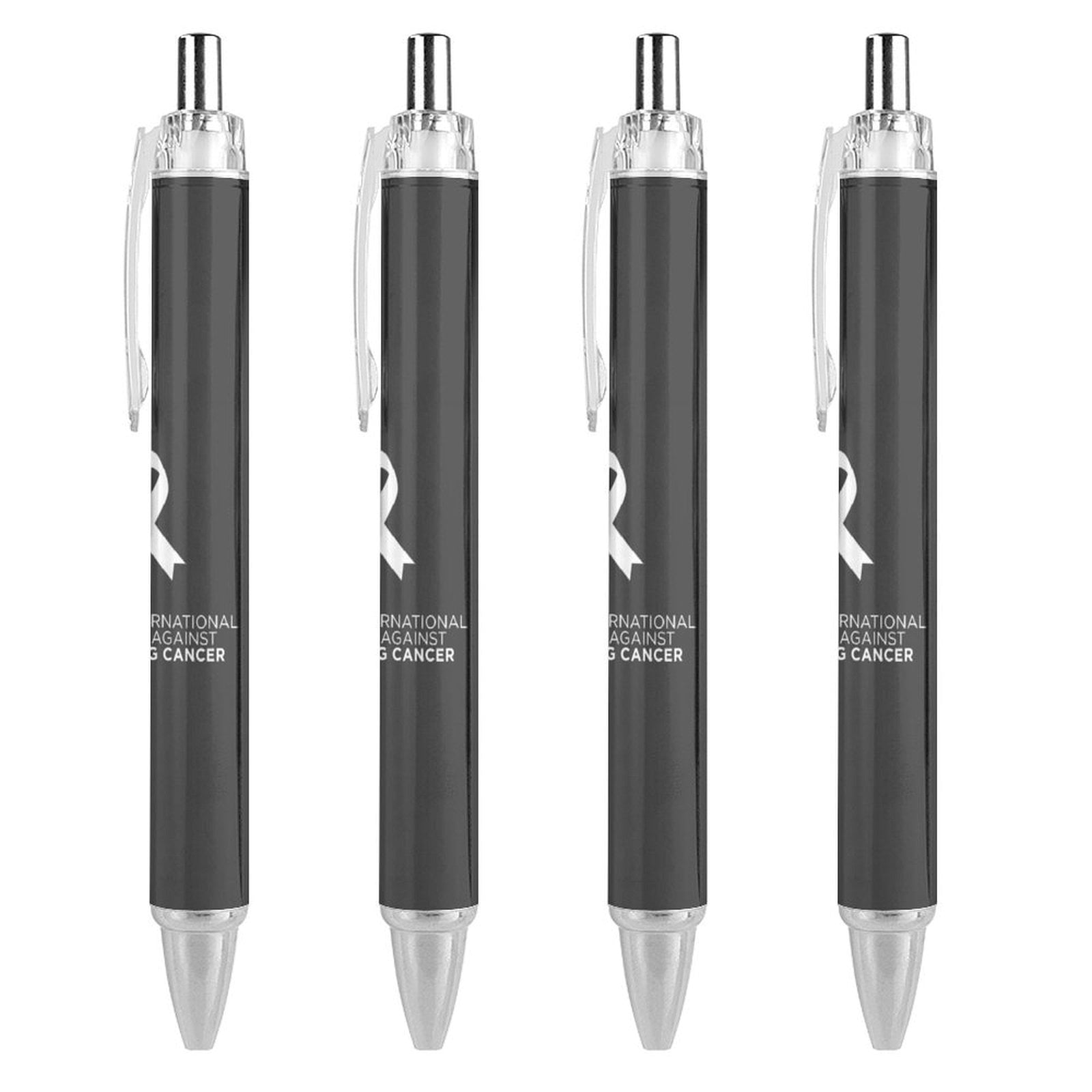 White Ribbon Lung Cancer Awareness Month Ballpoint Pen Retractable Pens ...