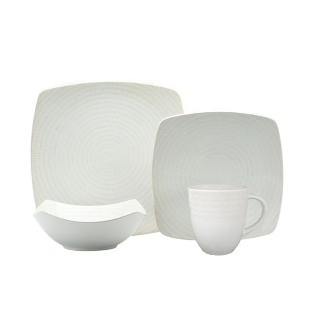 White Rice Dinner Set, 16 Piece - Walmart.com